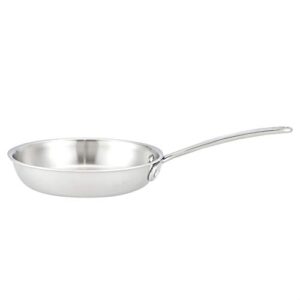 AmazonCommercial Tri-Ply Stainless Steel Fry Pan, 8 Inch