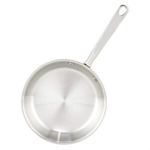 AmazonCommercial Tri-Ply Stainless Steel Fry Pan, 8 Inch