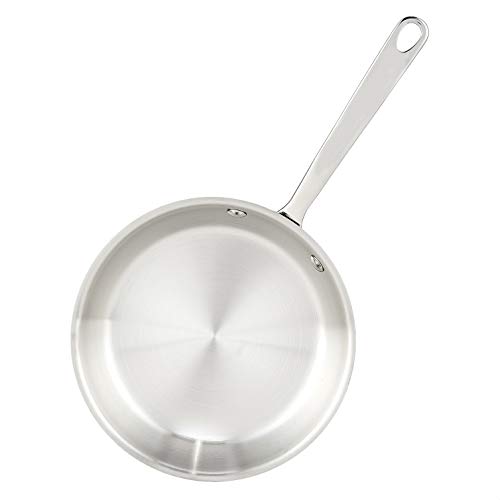 AmazonCommercial Tri-Ply Stainless Steel Fry Pan, 8 Inch