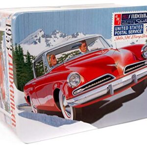 AMT 1953 Studebaker Starliner - USPS with Collectible Tin 1:25 Scale Model Kit