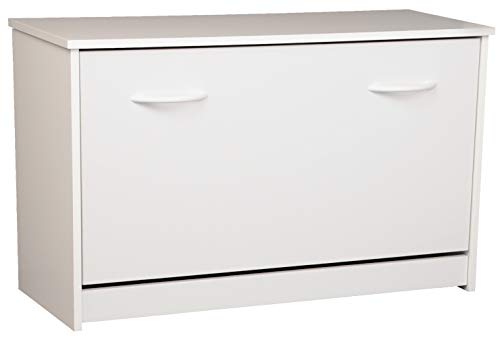 Single Shoe Cabinet - White