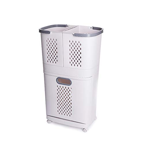 Bretoes Removable Laundry Basket Classification Thickened Storage Rack Household Storage Bucket