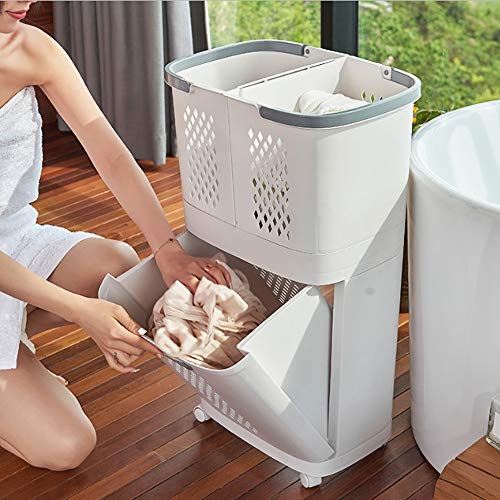 Bretoes Removable Laundry Basket Classification Thickened Storage Rack Household Storage Bucket