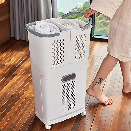 Bretoes Removable Laundry Basket Classification Thickened Storage Rack Household Storage Bucket