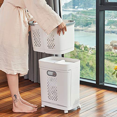 Bretoes Removable Laundry Basket Classification Thickened Storage Rack Household Storage Bucket