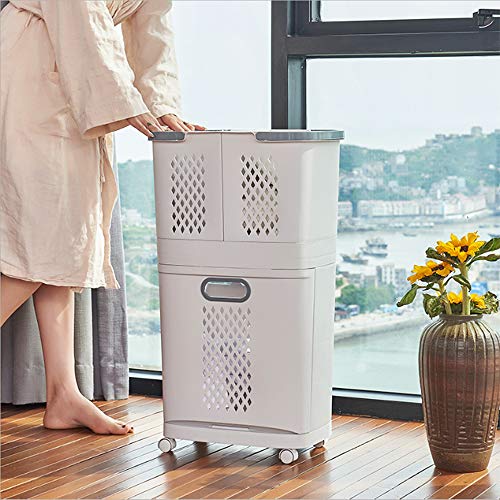 Bretoes Removable Laundry Basket Classification Thickened Storage Rack Household Storage Bucket