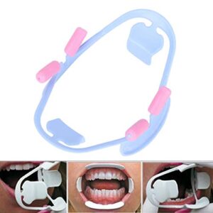 3D Mouth Opener, Dental Cheek Retractor, 2 Sizes 3D Mouth Opener Dental Intraoral Cheek Retractor Oral Teeth Dentist Tools (Blue)