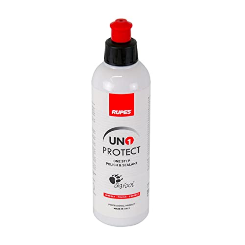 RUPES UNO Protect All-in-One Polish and Protectant, (250ml/8.5oz, Single Bottle)