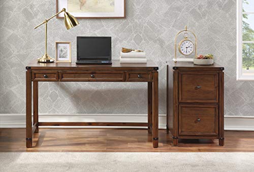 OSP Home Furnishings Baton Rouge Writing Desk, Walnut