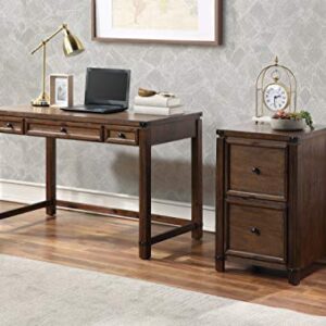 OSP Home Furnishings Baton Rouge Writing Desk, Walnut