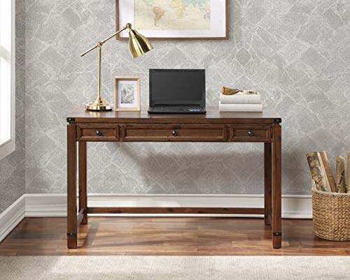 OSP Home Furnishings Baton Rouge Writing Desk, Walnut