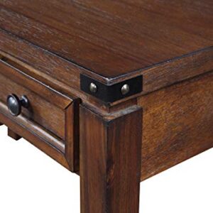 OSP Home Furnishings Baton Rouge Writing Desk, Walnut