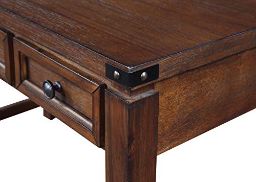 OSP Home Furnishings Baton Rouge Writing Desk, Walnut