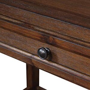 OSP Home Furnishings Baton Rouge Writing Desk, Walnut