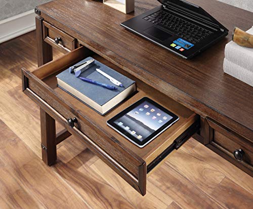 OSP Home Furnishings Baton Rouge Writing Desk, Walnut