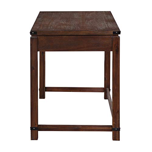 OSP Home Furnishings Baton Rouge Writing Desk, Walnut