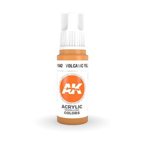 ak interactive 3rd gen acrylic volcanic yellow 17ml