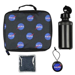 NASA Meatball Logo Backpack Lunch Bag Water Bottle Squishy Toy Ice Pack 5 PC Mega Set