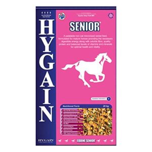 hygain senior - highly palatable non-oat micronized sweet feed for horses