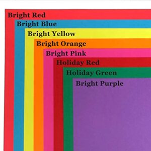 65lb Cover Cardstock Paper - 8.5 x 11 inch - 25 Sheets (Bright Orange)