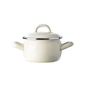 bk carbon steel mini dutch oven, 2-cup, cream (cc003132-001)