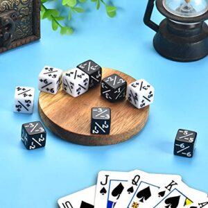 QuadPro 30 Pieces Dice Counters Token Dice Set D6 Dice Cube Compatible with MTG, CCG, Card Gaming Accessory