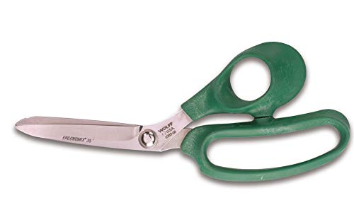 Professional Poultry Shears, Heavy Duty, Made in USA. Chemically Bonded, Food Safe, Ergonomic Fibrox Handles. Wolff Industries Professional Poultry Shears - Choose Your Color and Size (9 5/8 - Green)