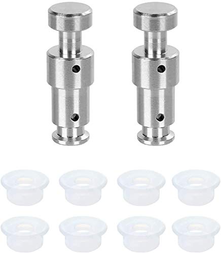 2 Pack Float Valve for Instant Pot with 8 Silicone Caps for Instant Pot Duo 3, 5, 6 QT, Duo Plus 3, 6 QT, Ultra 3, 6, 8 QT Replacement Float Valve by ZYLONE