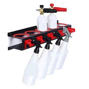 spray bottle storage rack abrasive material hanging rail car beauty shop accessory display auto cleaning detailing tools hanger