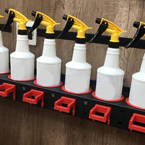 Spray Bottle Storage Rack Abrasive Material Hanging Rail Car Beauty Shop Accessory Display Auto Cleaning Detailing Tools Hanger