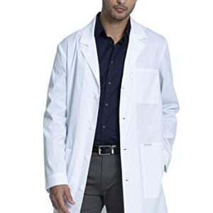 Cherokee Men & Women Scrubs Lab Coat 38'' CK460, M, White