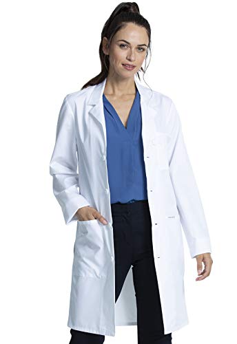 Cherokee Men & Women Scrubs Lab Coat 38'' CK460, M, White