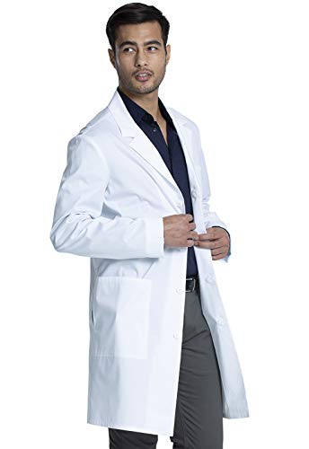 Cherokee Men & Women Scrubs Lab Coat 38'' CK460, M, White