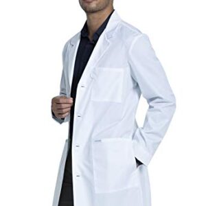 Cherokee Men & Women Scrubs Lab Coat 38'' CK460, M, White