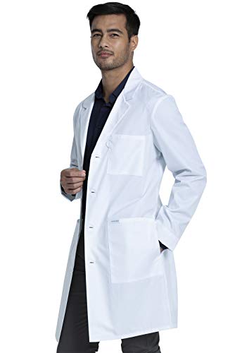 Cherokee Men & Women Scrubs Lab Coat 38'' CK460, M, White