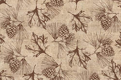 Stitch & Sparkle Paul Brent Lodge Farm Collection, Pine Leaves, 44 Inches