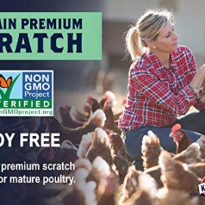 Kalmbach Feeds Soy Free Non-GMO 5 Grain Premium Scratch Grain Treat for Chickens, 50 lb