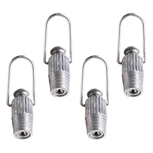 YARNOW 4pcs Clothes Laundry Line Tightener Household Clothesline Tight Gadgets Clothes Drying Line Tight Tools for Clothesline Tightener Stainless Steel Home Clothesline tensioner Adjuster