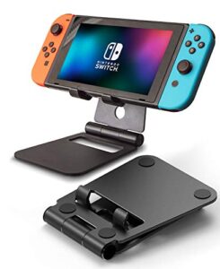 ringke super folding stand designed for nintendo switch playstand, portable nintendo switch stand holder dock multi-angle foldable stand