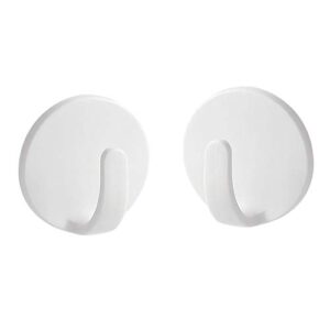 BESPORTBLE 2Pcs Fridge Magnet Hook Refrigerator Hanger Plastic Wall Hooks for Kitchen Refrigerator Home Utensils (White)