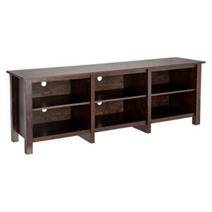 rockpoint 70inch tv stand storage media console entertainment center,espresso