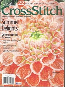 just cross stitch, america's premier cross-stitch magazine june, 2014 no. 3 (please note: all these magazines are pet & smoke free magazines. no address label. (single issue magazine.)