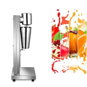 Electric Milk Shaker Maker 180W Stainless Steel Electric Drink Mixer Shake Machine Smoothie Milk Ice Cream Blender with 650ML Cup 110V