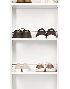 Mabel Home Modern 3 & 4 Drawer Shoe Cabinet, 3-4Tier Shoe Rack Storage Organizer, (White) (3 & 4Tier) (4 Tier)