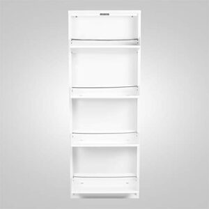 Mabel Home Modern 3 & 4 Drawer Shoe Cabinet, 3-4Tier Shoe Rack Storage Organizer, (White) (3 & 4Tier) (4 Tier)