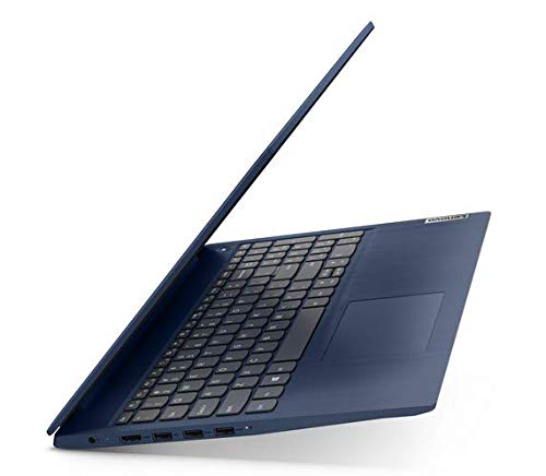 Lenovo IdeaPad 3 15.6" HD Laptop PC, Intel 10th Gen Core i3-1005G1 CPU, 8GB DDR4 RAM, 256GB SSD, Camera, WiFi, Bluetooth,Windows 10 S Mode - Abyss Blue- 1-Year McAfee