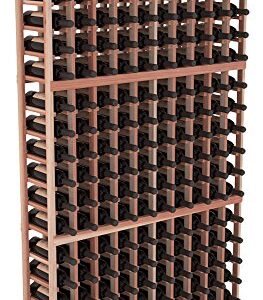 Wine Racks America InstaCellar Wine Rack - Durable and Expandable Wine Storage System, Redwood Unstained - Holds 180 Bottles