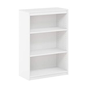 furinno gruen 3-tier bookcases, white