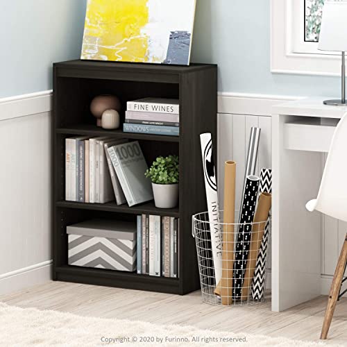 Furinno Gruen 3-Tier Bookcases, White