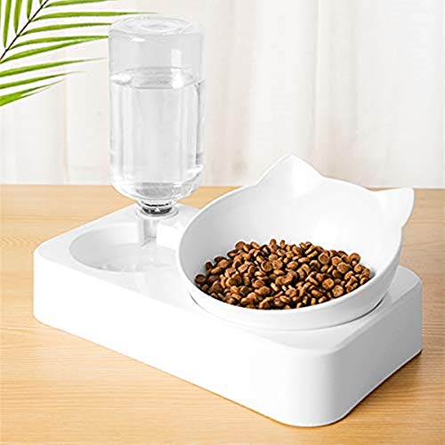 Chungker Cat Automatic Feeders,Pet Cat Feeder,Feeder and Water for Medium and Small Pets,Automatic Water Dispenser Bottle Small Dog Food Bowl